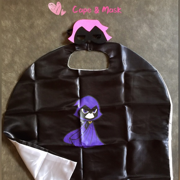 Costumes | New Teen Titans Go Raven Costume Cape And Maskbirthday Party ...